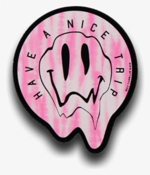 Tripping Trippy Smileyface Smiley Acidtrip Psychedelic - Sticker PNG ...