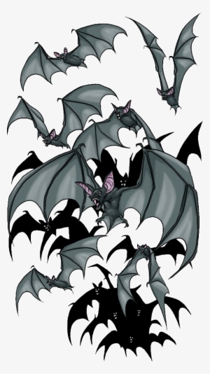 Zombie Batz - D&d 5e Swarm Of Bats PNG Image | Transparent PNG Free ...
