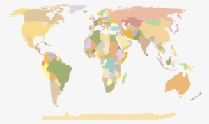 Map Of World Purple And Orange PNG Image | Transparent PNG Free ...