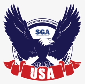 Picture Of Eagle Vector With Sga Logo In Middle - Vector Graphics PNG ...