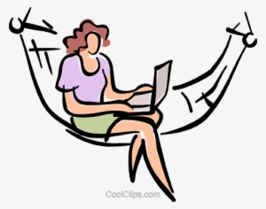 Women Sitting In A Hammock Royalty Free Vector Clip - Clip Art PNG ...