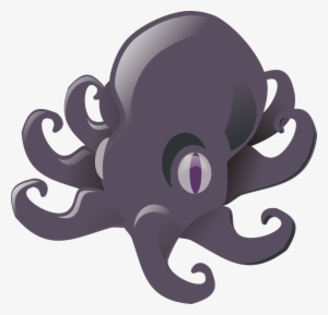 Free Giant Monster Clip Art Ink Pinterest - Octopus Purple Clipart PNG ...