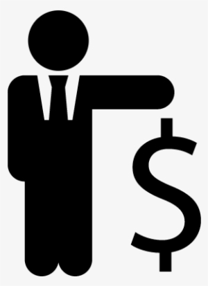 Businessman With Dollar Sign Vector - Dollar Sign Person Icon PNG Image ...