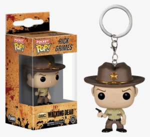 The Walking Dead - Rick Grimes Funko Keychain PNG Image | Transparent ...