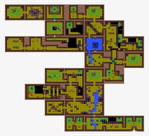 Catfish's Maw - Link's Awakening Level 5 Map PNG Image | Transparent ...