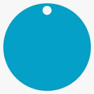 Blue Aluminum Circle Tag - Share .png PNG Image | Transparent PNG Free ...