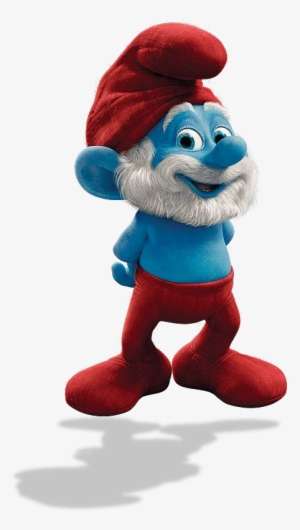 Papa With Shadow 2 - Smurfs: A Smurfin' Big Adventure PNG Image ...
