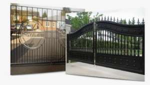 Metal & Iron Driveway Gates - Gate Designs PNG Image | Transparent PNG ...