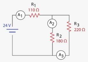 Example Problem Circuit With A Pair Of Parallel Resistors - Diagram PNG ...
