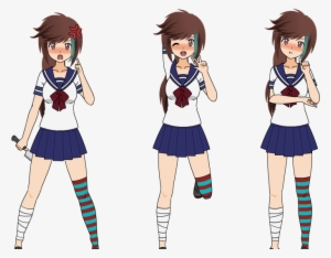 Kokona Stockings - Yandere Sim Custom Stockings PNG Image | Transparent ...