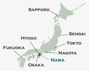 Japanmap - Map Of Japan Nara PNG Image | Transparent PNG Free Download ...