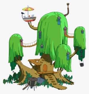 Adventure Time Tree House By Transparentstuff Tree - Adventure Time ...
