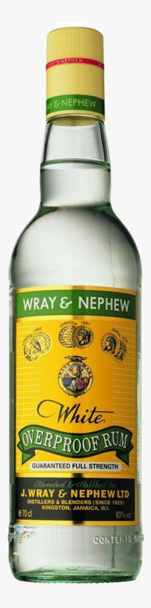Wray & Nephew White Overproof Rum - Wray And Nephew Rum Png PNG Image ...
