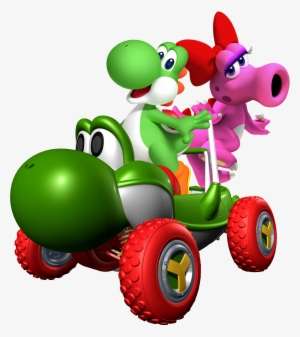 Mario Kart Clip Art - Mario Kart Double Dash Yoshi Png PNG Image ...