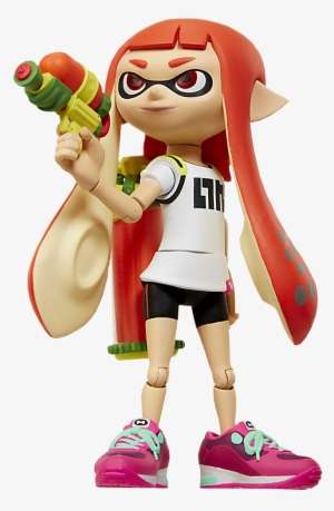 Splatoon 2 Squid Png - Splatoon Inkling Squid Orange PNG Image ...
