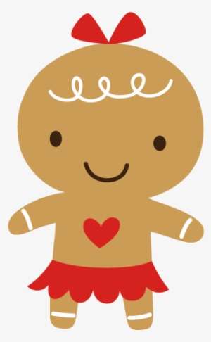 Cute Christmas Gingerbread Clipart,png - Clip Art Gingerbread Girl PNG ...