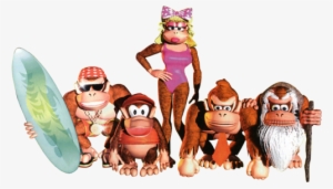 Kong Family Dkc - Donkey Kong Country Nintendo Switch PNG Image ...