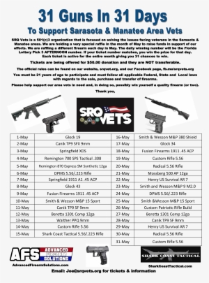 May 2018 Gun Raffle - Gun Raffle Flyer PNG Image | Transparent PNG Free ...