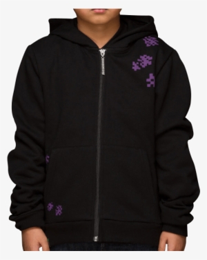 Youth Minecraft Enderman Hooded Jacket - Hoodie PNG Image | Transparent ...