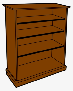 Wood Bookcase Clip Art At Clkercom Vector Clip Art - Wooden Shelves ...