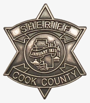 Cook County Sheriff Star Lapel Pin - Cook County Sheriff Pin PNG Image ...