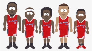 Los Angeles Clippers - La Clippers Team Cartoon PNG Image | Transparent ...