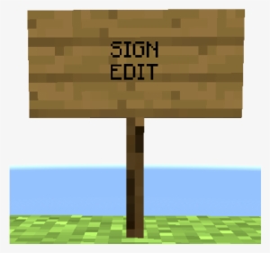 Minecraft Sign Png - Transparent Background Minecraft Sign PNG Image ...