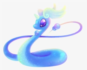 Painted A Quick Glittery Dragonair - Painting PNG Image | Transparent ...