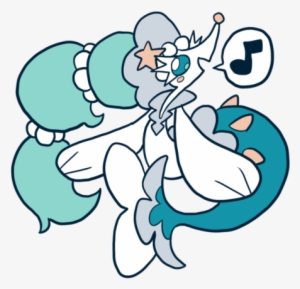 Drawing Primarina Makes Me Happy When I'm Feeling Down - Cartoon PNG ...