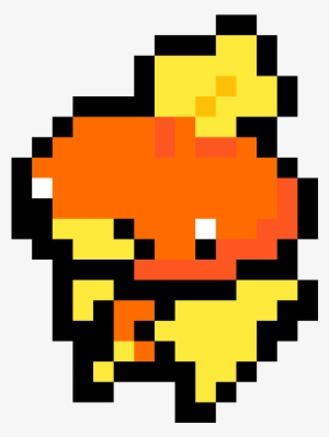 Torchic - Pokemon Pixel Art Starters PNG Image | Transparent PNG Free ...