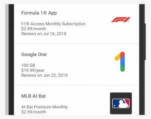 Subscriptions Page In The Google Play Store - Google Play PNG Image ...