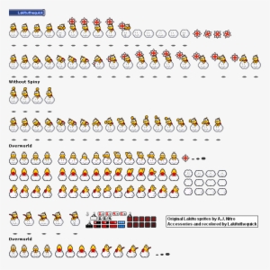 Enemies - Super Mario World Enemy Sprites PNG Image | Transparent PNG ...