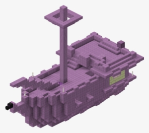 End Ship - End Pirate Ship Minecraft PNG Image | Transparent PNG Free ...