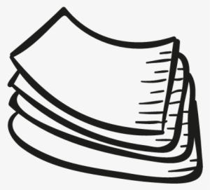 Draw Stack Of Papers Vector - Drawing Of Stack Of Papers PNG Image ...