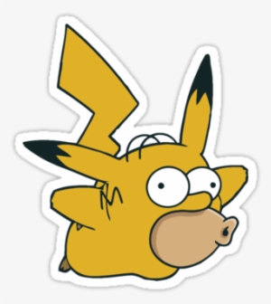 Pikachu X Homer By Jdnoodles Pikachu - Homer Pikachu PNG Image ...
