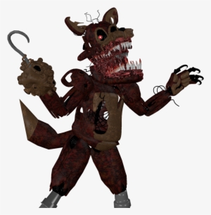 Renderwithered Foxy - Fnaf Withered Foxy Gif PNG Image | Transparent ...