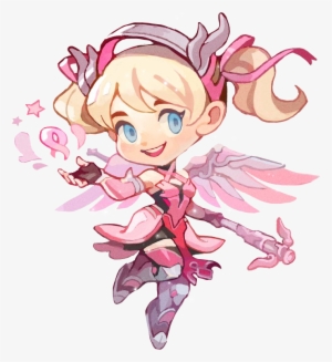 Overwatch Mercy Render Hd By Playerotaku - Mercy Overwatch Render PNG ...
