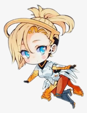 Report Abuse - Mercy Overwatch Chibi PNG Image | Transparent PNG Free ...