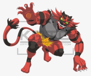 727 Incineroar By Kato Regama-daolr1l - Incineroar Bara Cat PNG Image ...