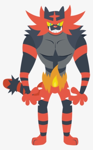 Incineroar By Alexalan - Litten Final Evolution Png PNG Image ...