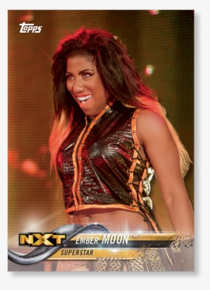 2018 Topps Wwe Ember Moon - Wwe Nxt PNG Image | Transparent PNG Free ...