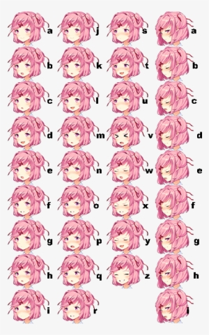 Just Monika Just Yuri Just Natsuki Just Sayori PNG Image | Transparent ...