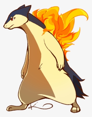 Typhlosion Official Art - Illustration PNG Image | Transparent PNG Free ...