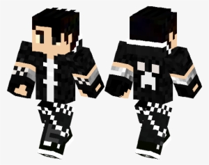 Arief33 Lbsg With White Line Head Jacket Skins - Minecraft PNG Image ...