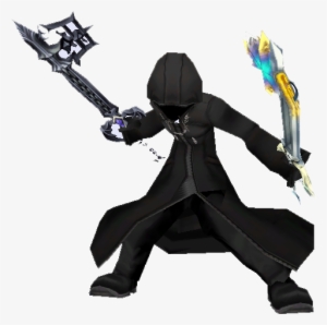 Minecraft Forums - Hooded Dual Wield Roxas PNG Image | Transparent PNG ...