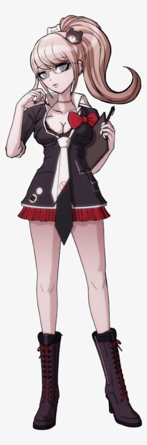 Smile , - Danganronpa Junko Sprites PNG Image | Transparent PNG Free ...