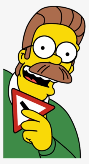 Me Pongo El Bigote De Ned Flanders Y Te Digo - Ned Flanders PNG Image ...