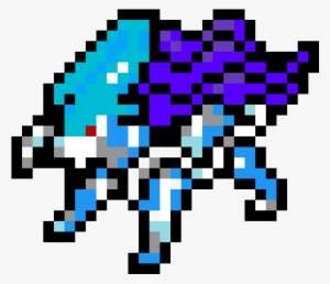 Entei Pixel Art Grid