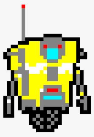 Claptrap - Borderlands Claptrap Pixel Art PNG Image | Transparent PNG ...