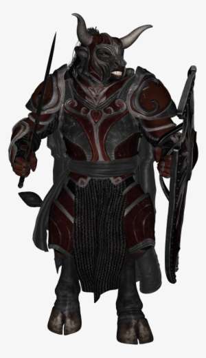 Minotaurknight Chaoticevil Full Png Minotaur Dragon - Plate Armor ...